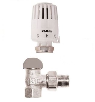 Set robinet cap termostat herz 1772460 - influent.ro