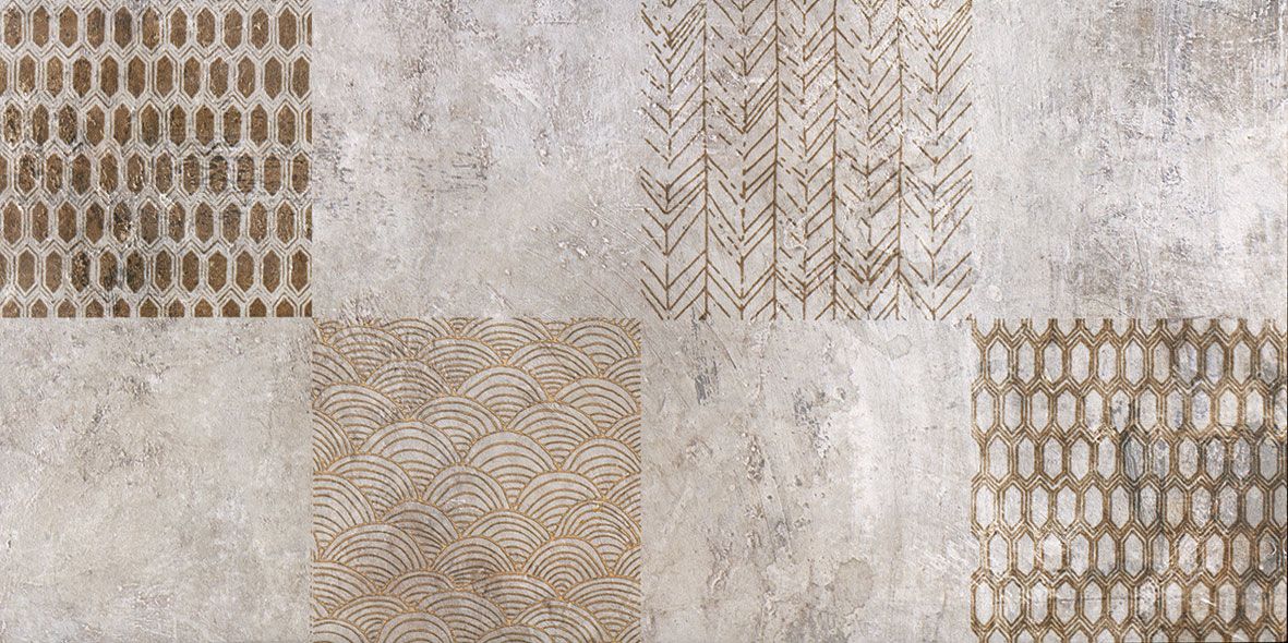 Gresie decor crust 60x30 cm gri - influent.ro