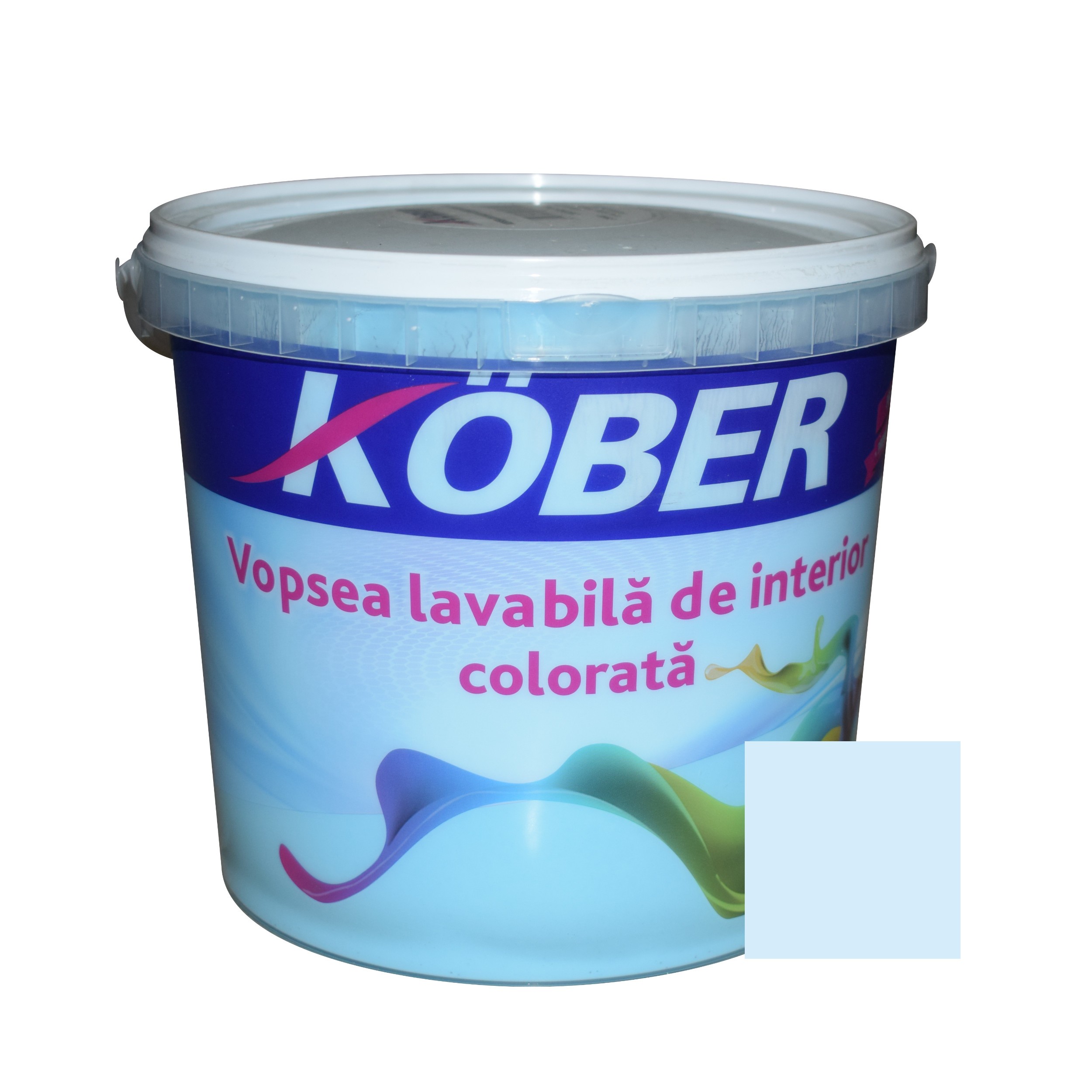 Vopsea Lavabila Colorata Kober Azur 8.5 L